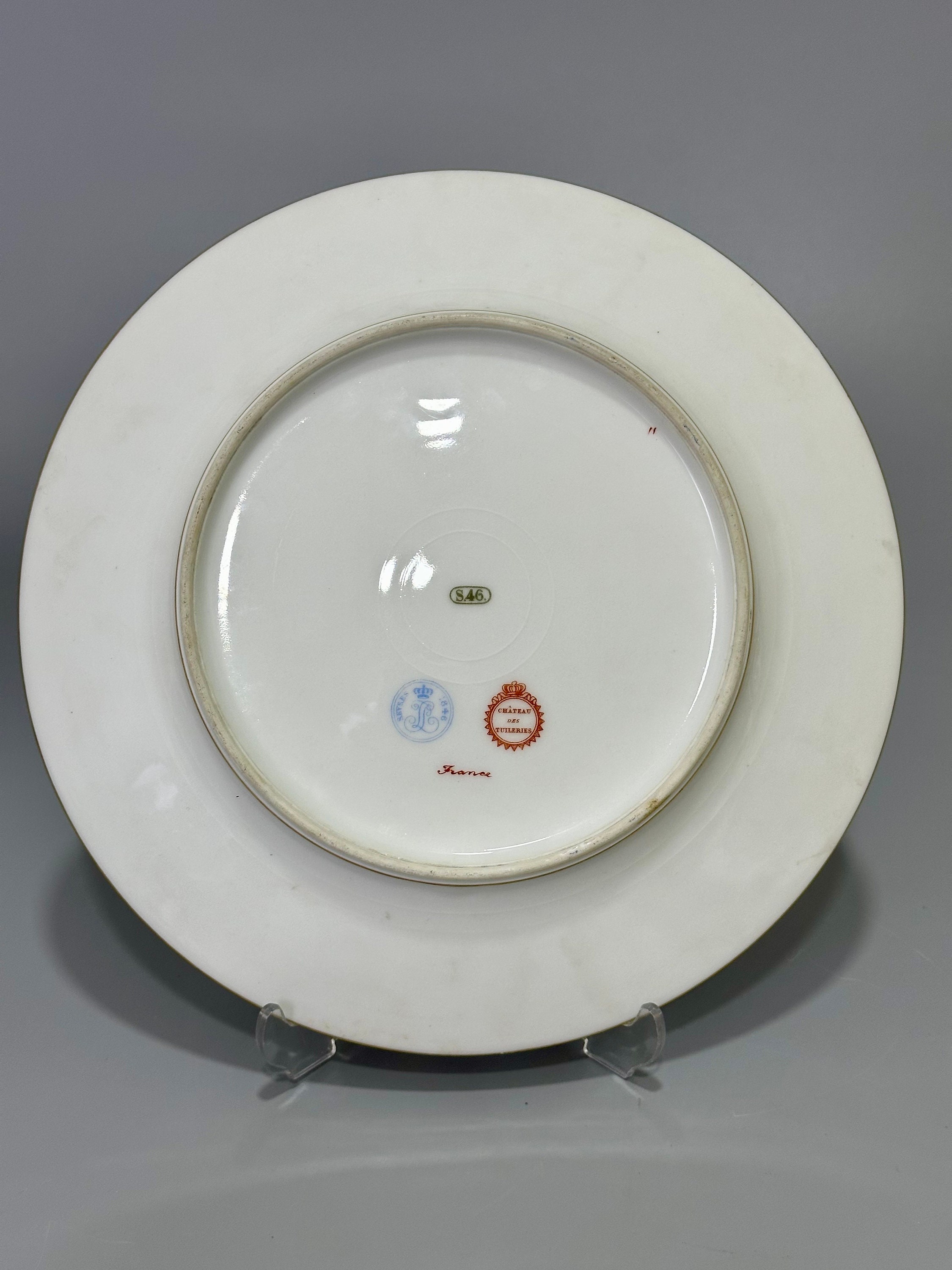 Antique Sevres Chateau Des Tuileries Wall Plate - Etsy