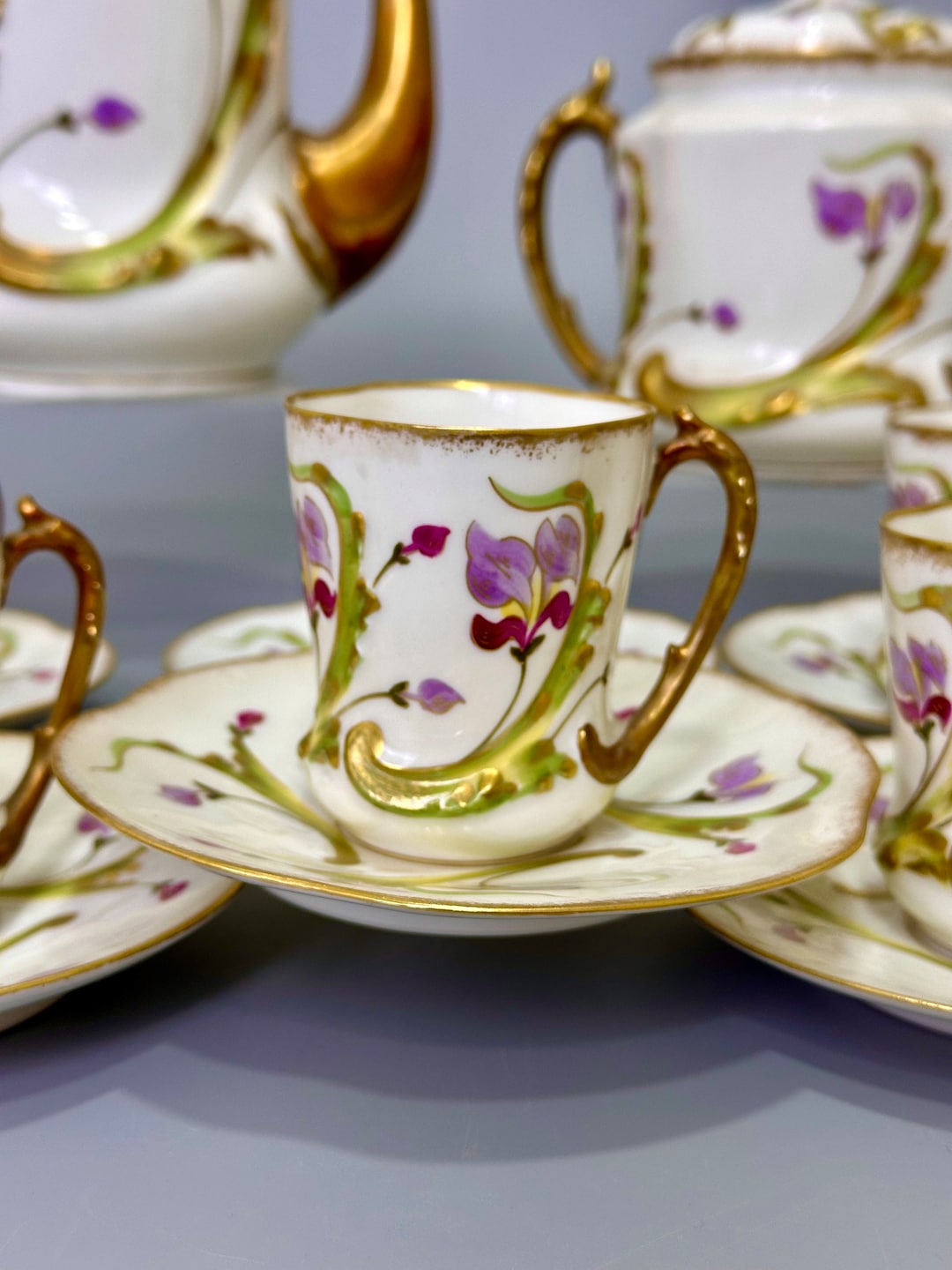 19.th Century Rare Antique French Coffee Set - Etsy Canada