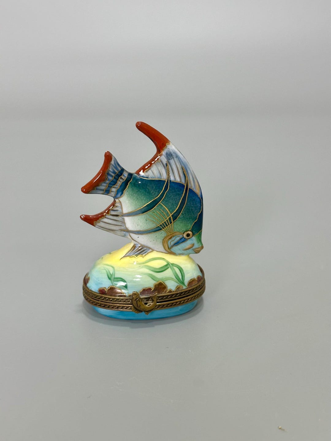 Hand Painted French Limoges Porcelain Collectible Hinged Box - Etsy