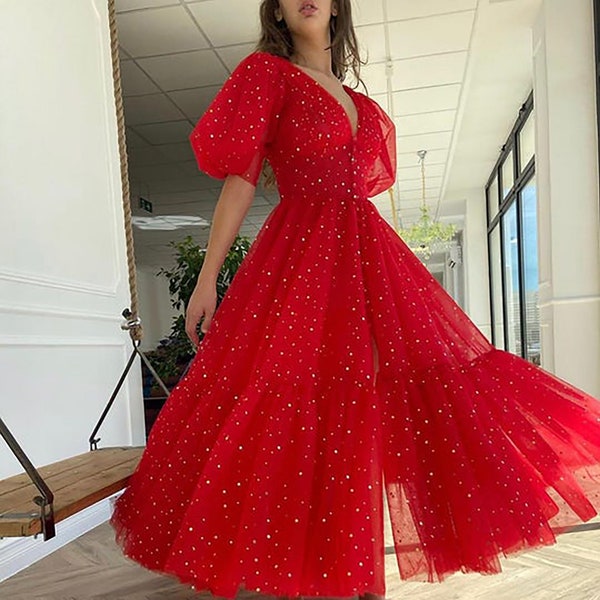Red Bridesmaid Dress Etsy Uk
