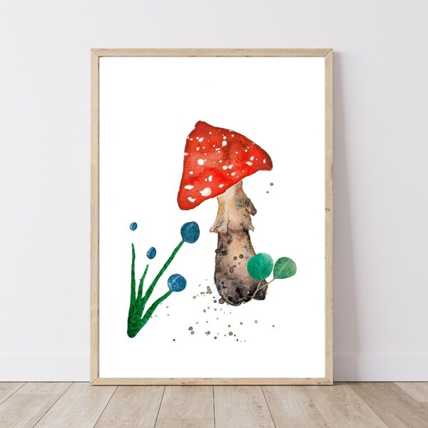 Toadstool Printables - Etsy