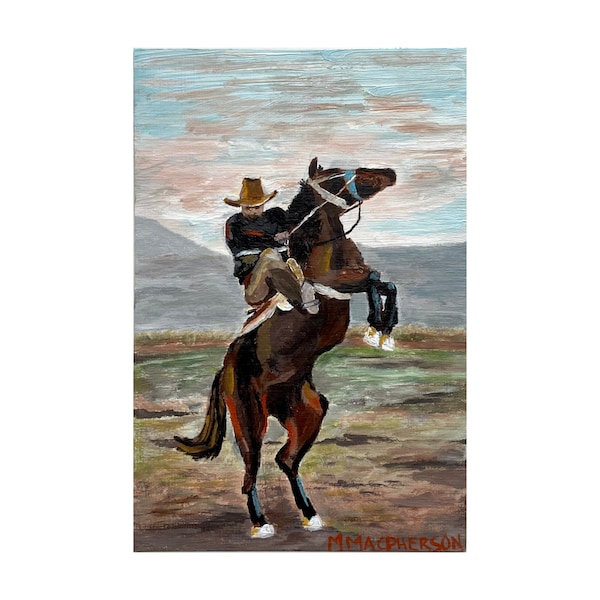 Acrylic Western Painting - Etsy