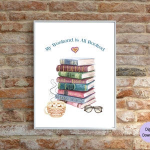 Books Art Print Book Quotes Printable Wall Art Book Nerd Poster Bookish ...