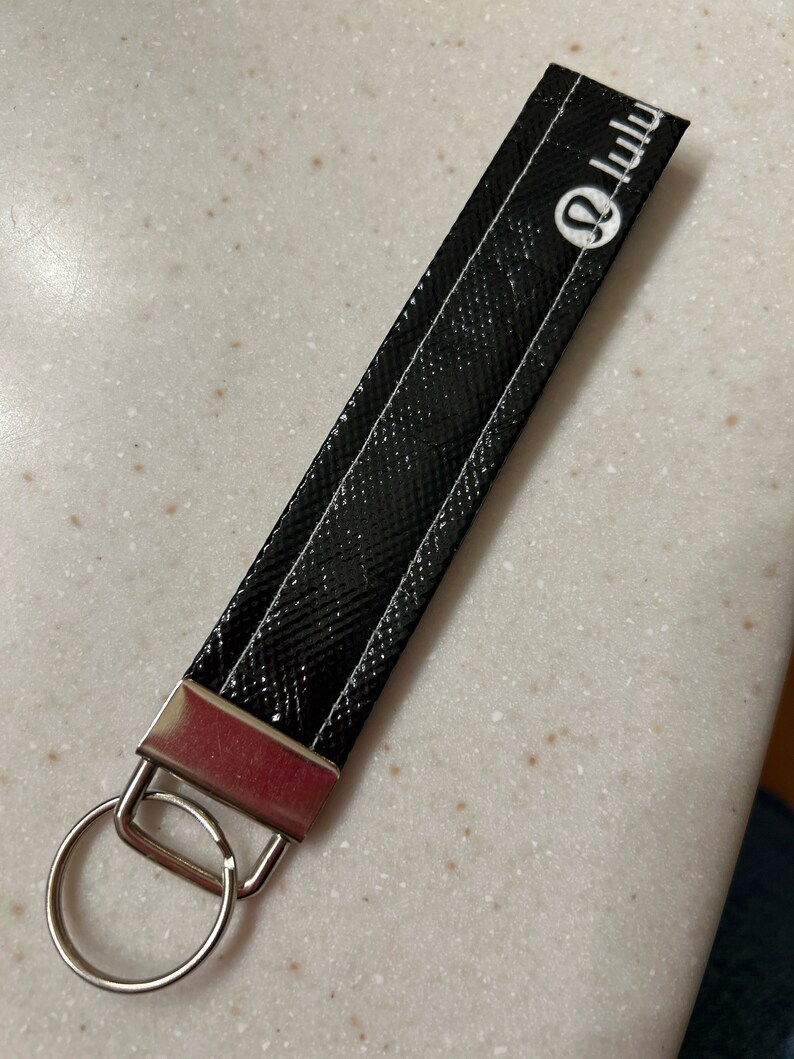 Lulu Lemon Recycled Bag Keychain - Etsy