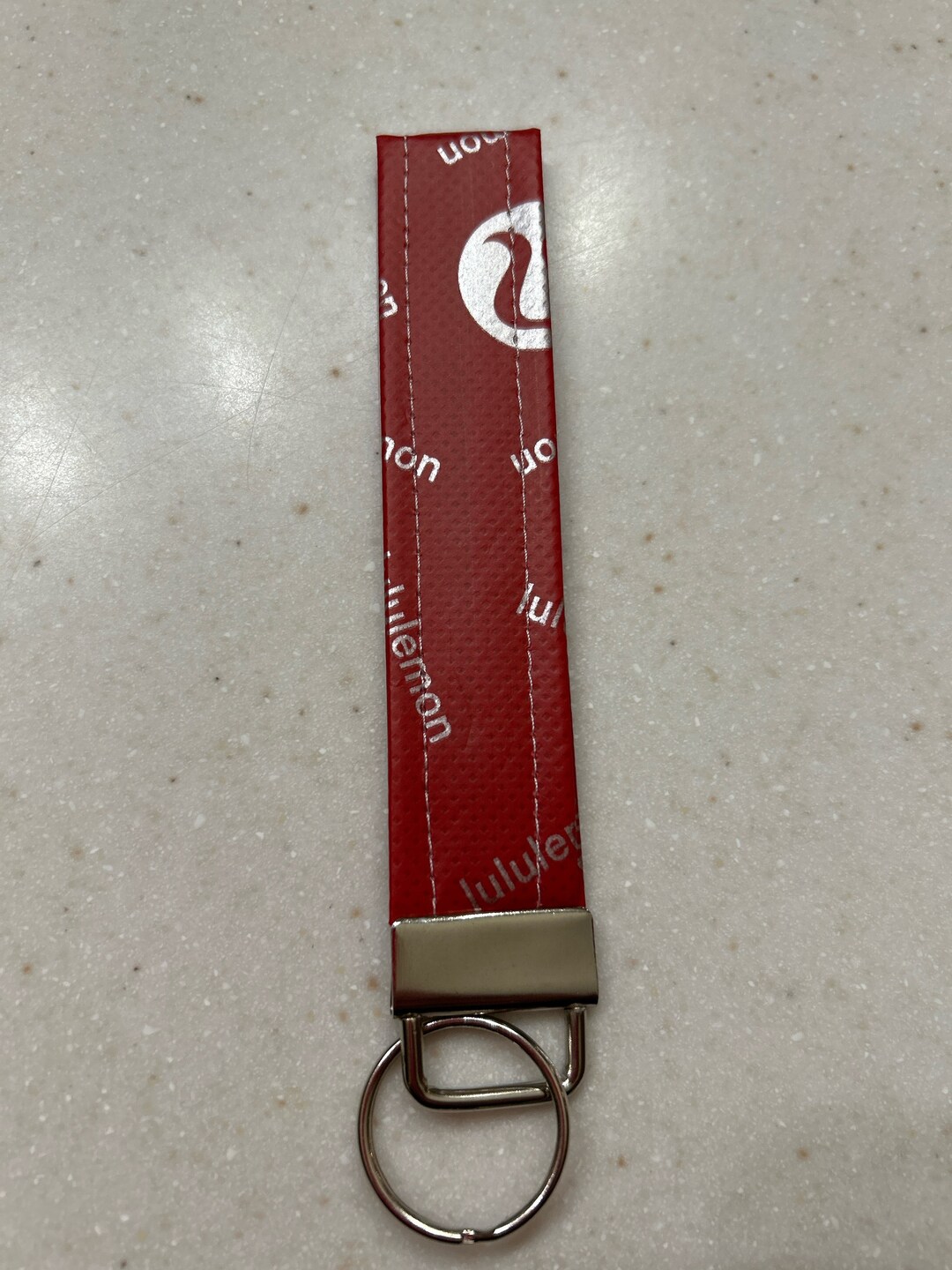 Lulu Lemon Recycled Bag Keychain - Etsy