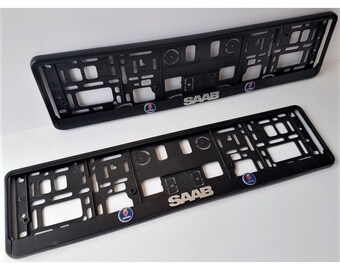 Saab License Plate Frame | Etsy