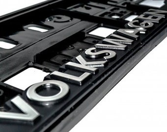 Vw License Plate - Etsy