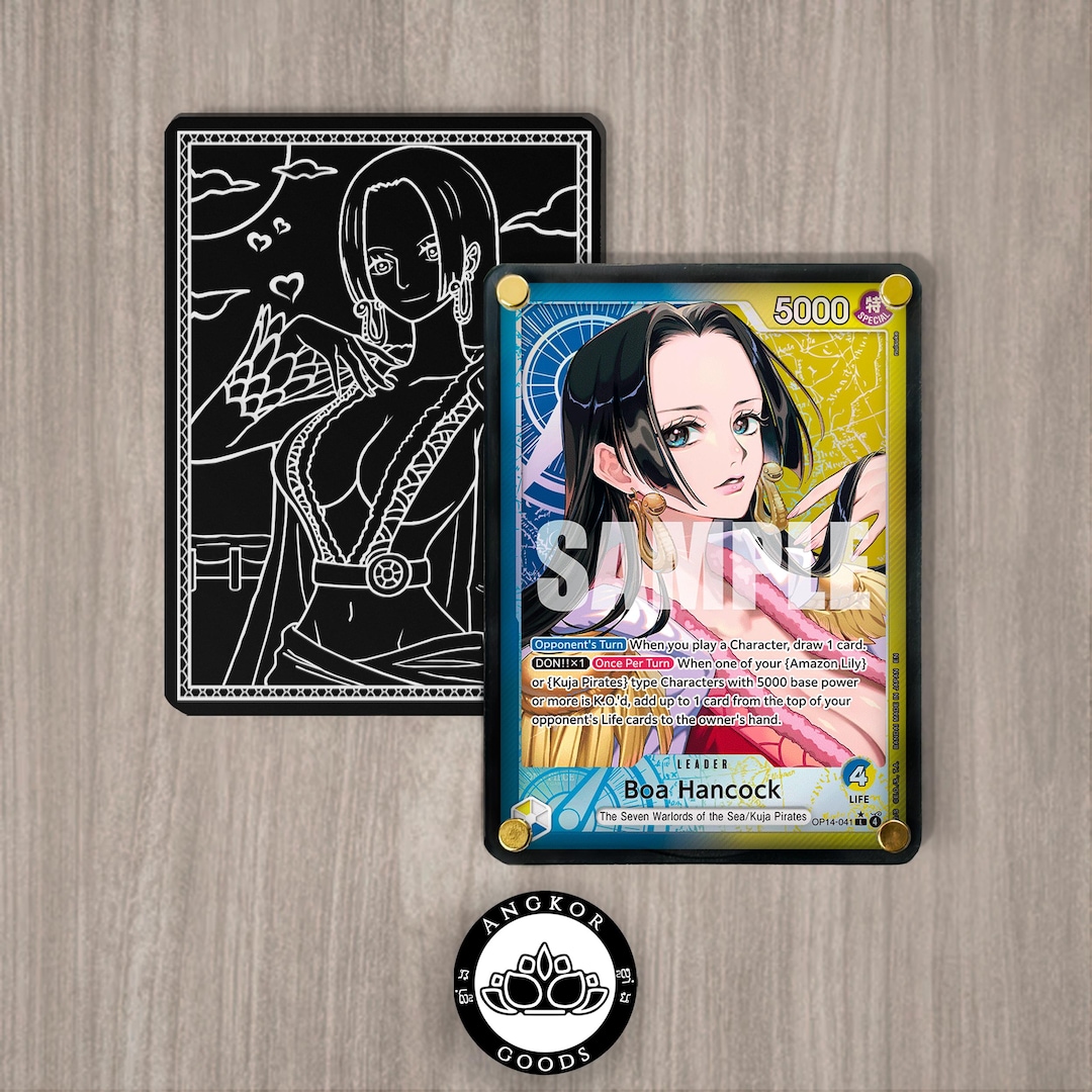 Boa Hancock Acrylic Leader Display Case – One Piece TCG Tournament Card ...