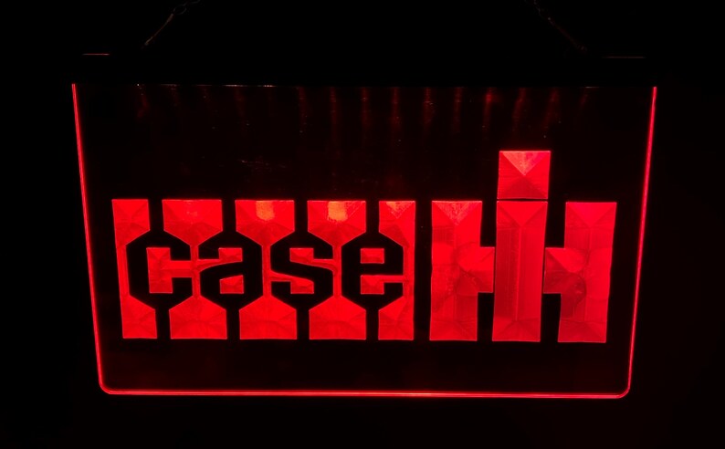 CASE IH LED Edge-lit Super Bright Custom Acrylic Sign 30cmx20cm 12x8 ...