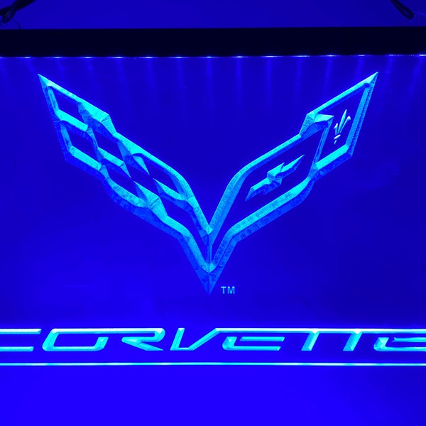 Corvette Neon Sign - Etsy