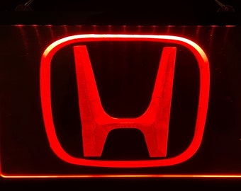 Honda Logo Led Sign - Etsy