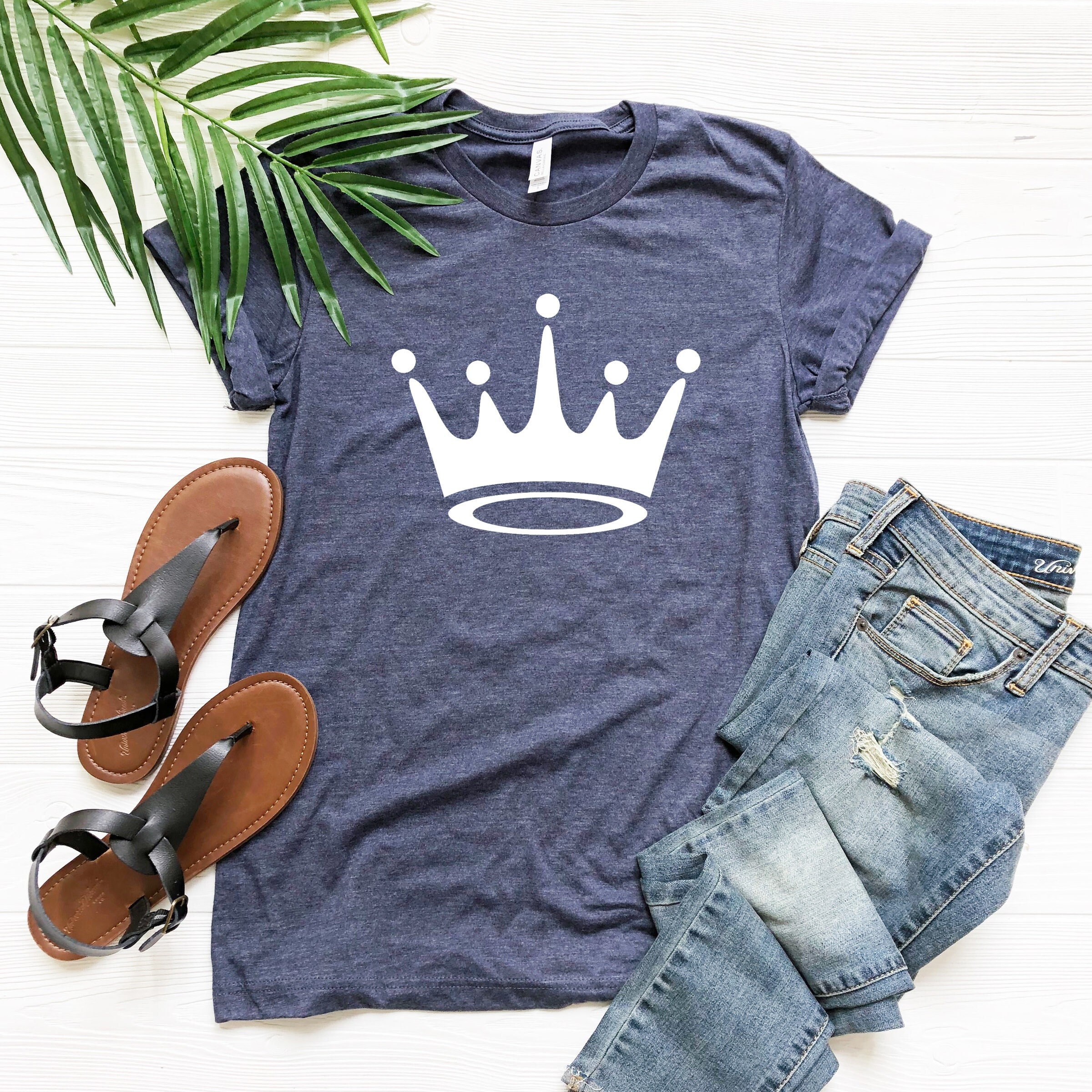 Crown Tee Gift Crown Tee Pageant T-shirts Queen and Crown - Etsy