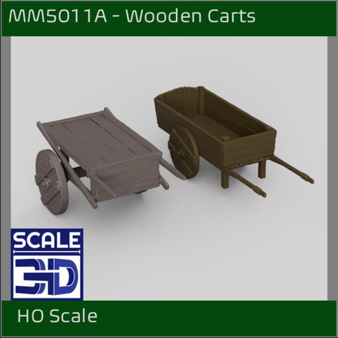MM5011A - Wooden Carts HO Scale - Etsy