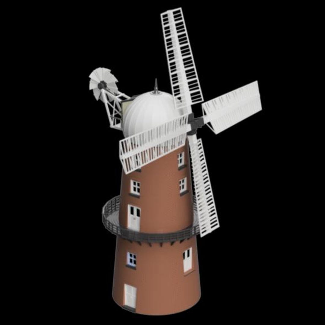 FM305A Tower Windmill HO Scale - Etsy