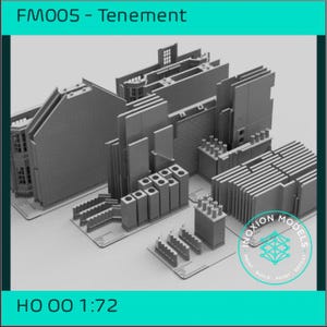 FM005 Tenement Building HO/OO Scale - Etsy