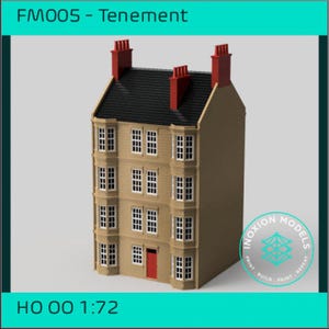FM005 Tenement Building HO/OO Scale - Etsy