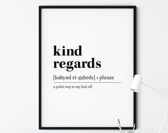 Set of 4 Funny Office Definitions Set Funny Office Decor - Etsy