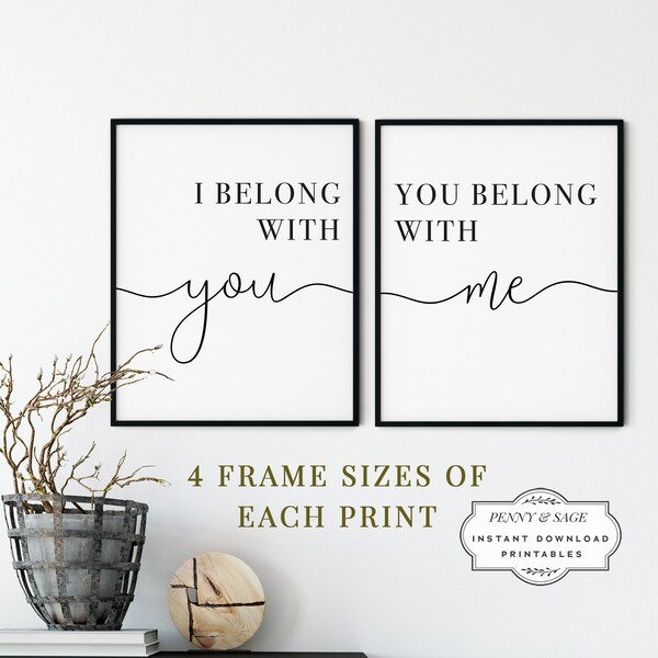 I Belong With You You Belong With Me - Etsy
