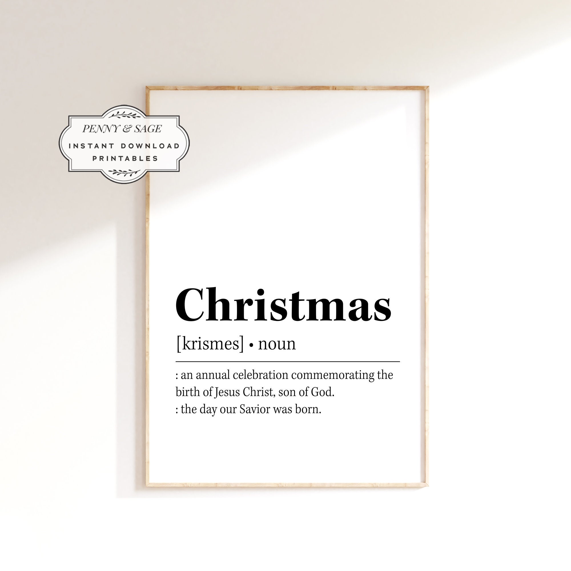 Christmas Definition Print, Dictionary Poster, Quote Wall Art ...