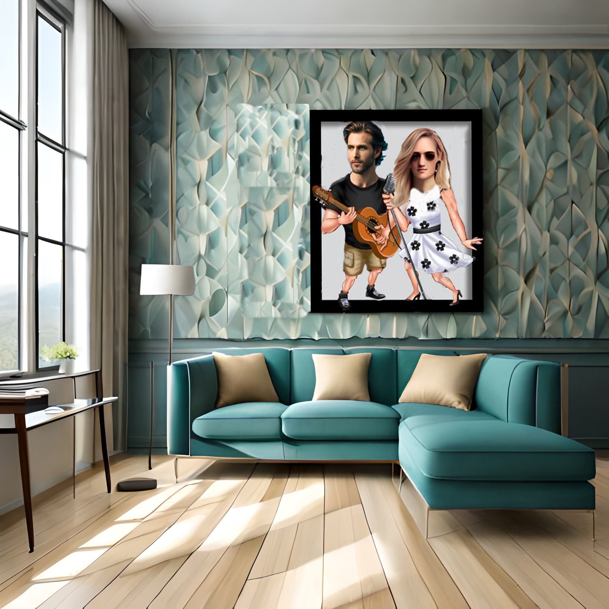 Colorful Cartoon Art Print - Funny Illustration for Home Decor - Etsy