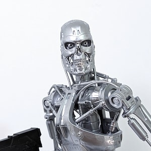 Terminator T800 Figure Printed in 3d Resin Base With Inscription and ...