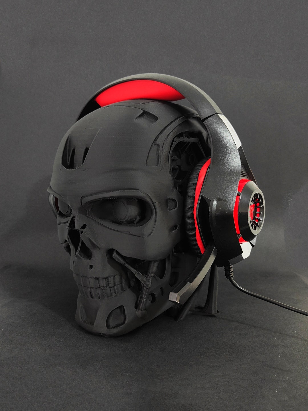 Terminator T800 Headphone Stand 3d Printed Headset Accessory Console ...