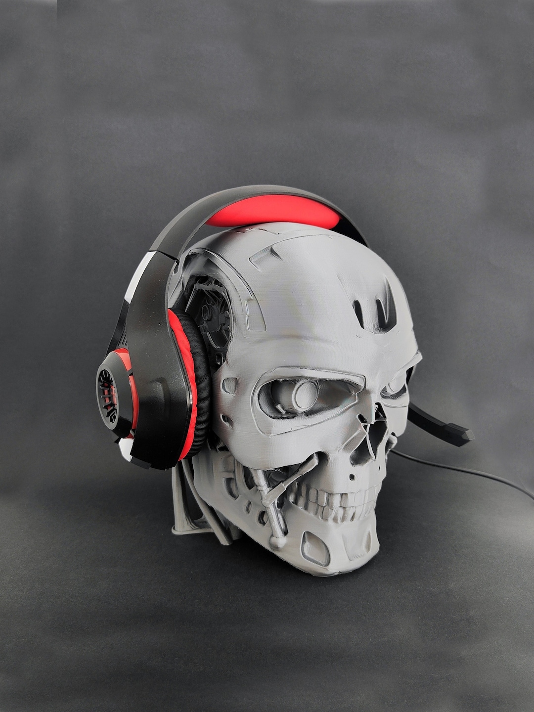 Terminator T800 Headphone Stand 3d Printed Headset Accessory Console ...