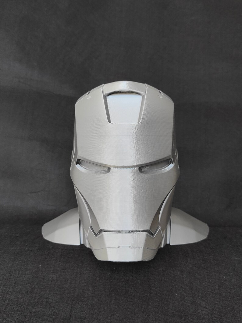 3D Printed Ironman MK II Bust Headphone Stand Marvel Headset Holder ...