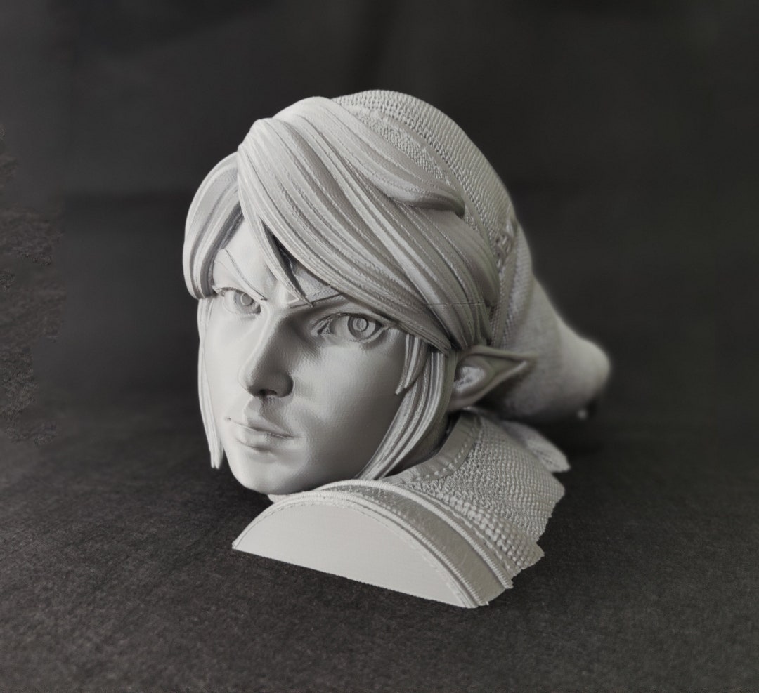 Link Zelda 3D Printed Headset Stand, Decoration, Office, Home, Desk ...