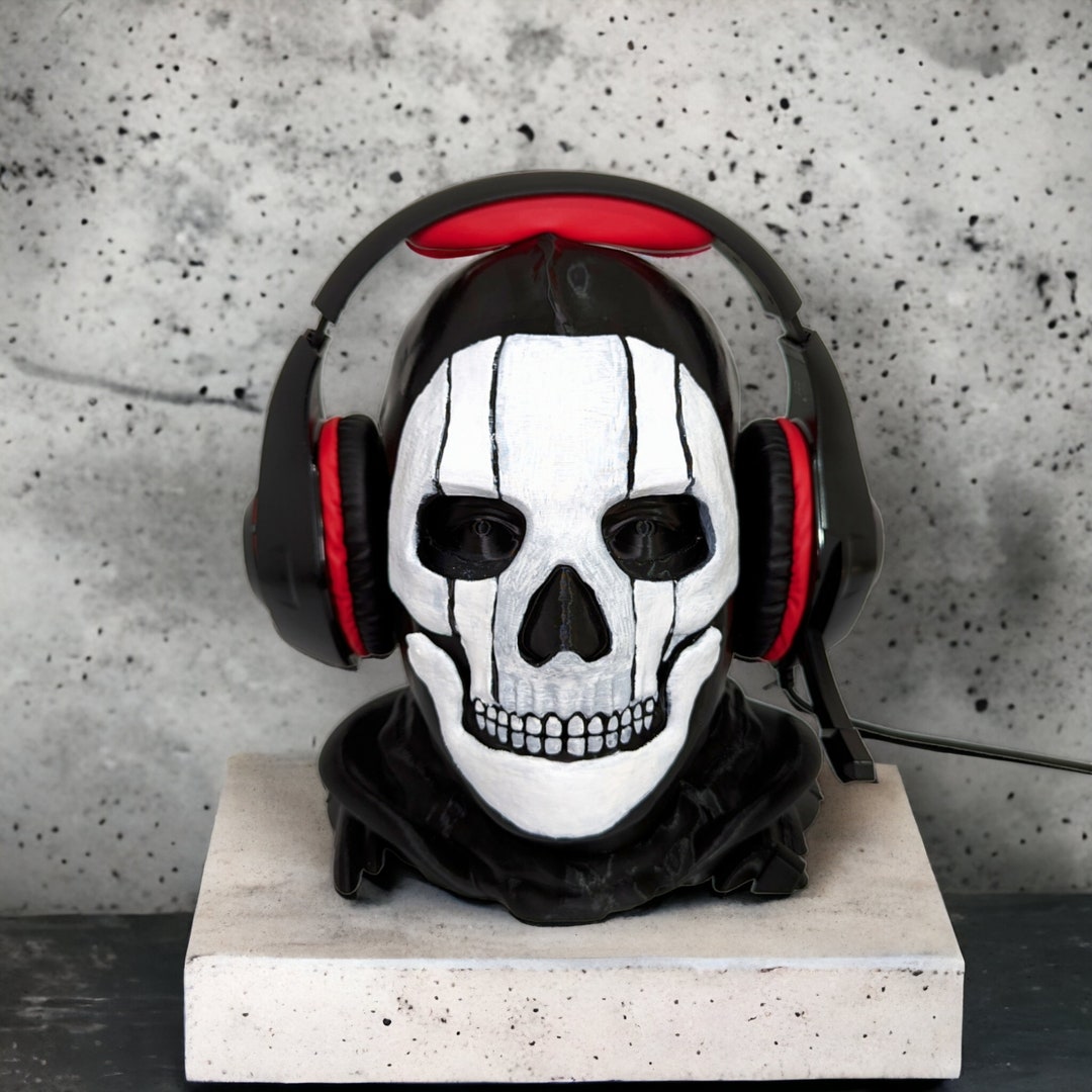 Ghost Headset Holder Call of Duty Simon Rilley Bust Helmets, Gaming ...