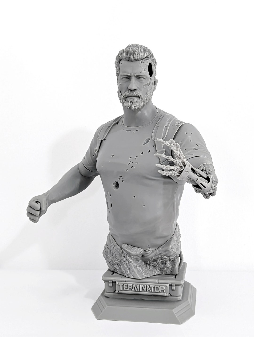 Terminator Dark Fate Figure 37cm/ 14.5 Inch Printed in 3d Resin With ...