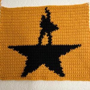 Hamilton Themed Grid Tapestry Crochet Pattern | Hamilton Pixel Art ...