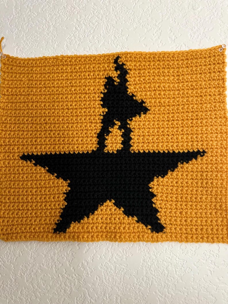 Hamilton Themed Grid Tapestry Crochet Pattern | Hamilton Pixel Art ...