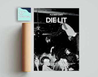 DIE LIT playboi Carti Album Cover Poster - Etsy