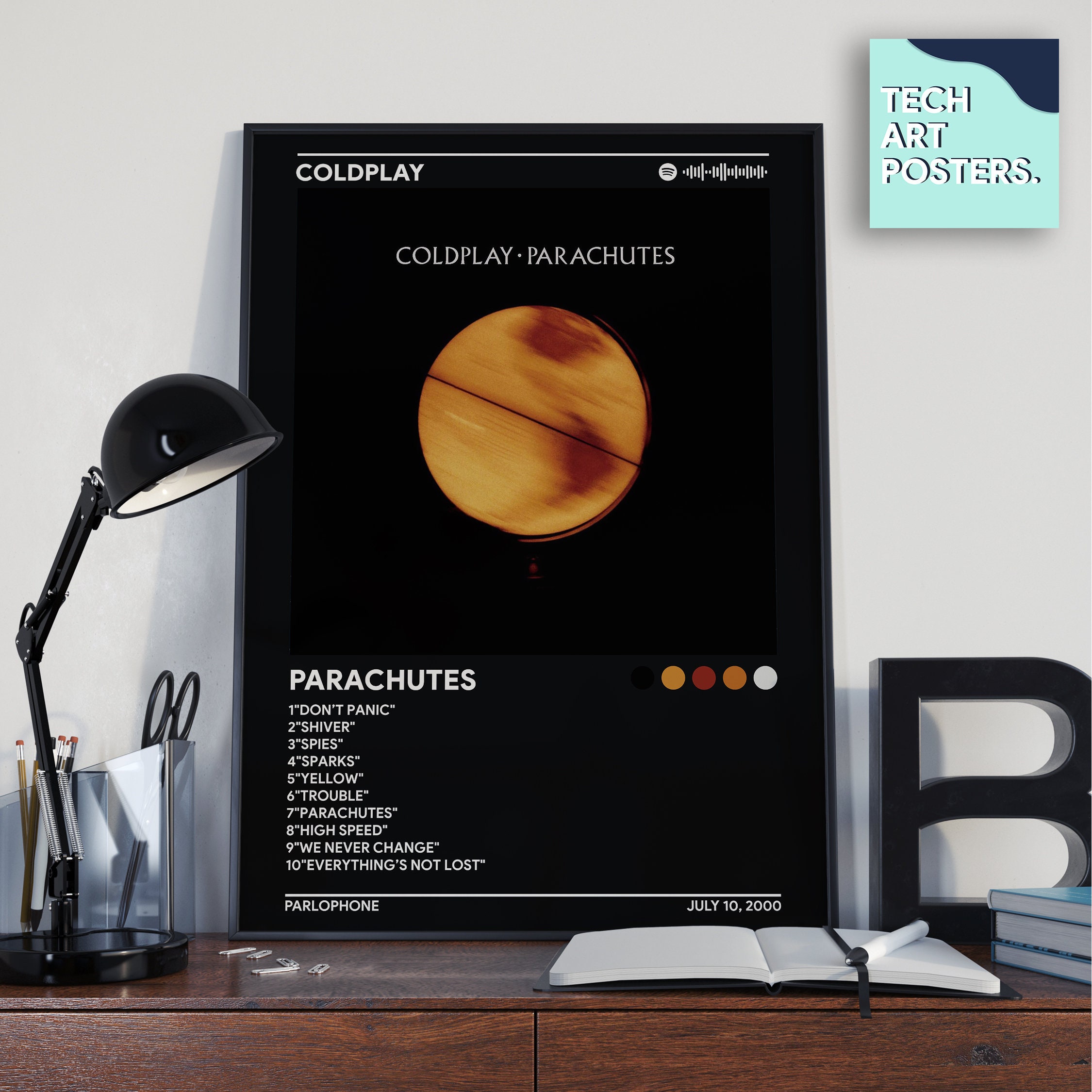 Coldplay Parachutes Album Cover