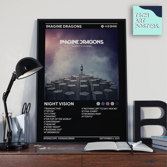 Imagine Dragons Night Visions Tour Poster