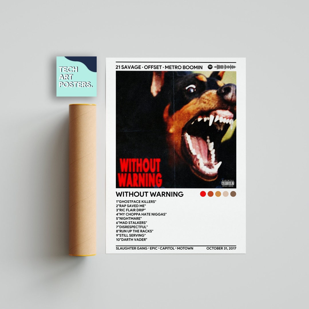 21 Savage Offset Metro Boomin Without Warning Album Cover - Etsy
