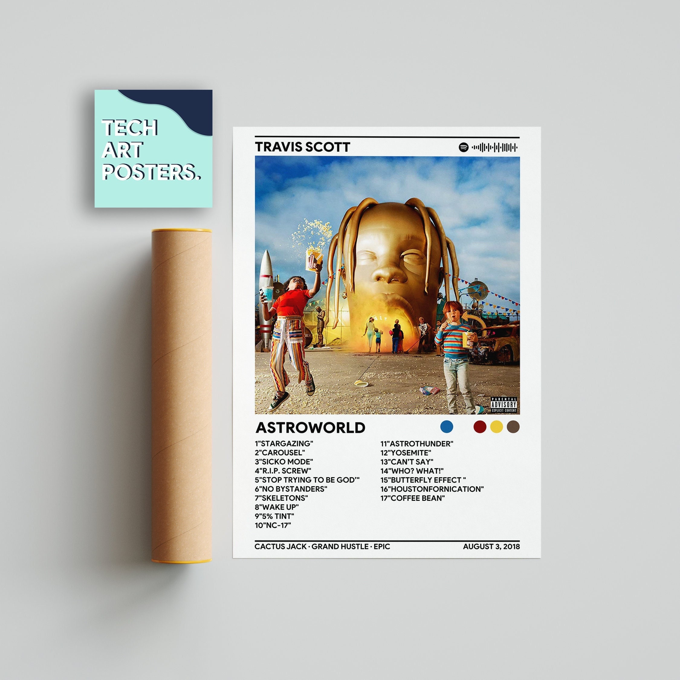Travis Scott Astroworld Album Cover Poster Poster Print - Etsy
