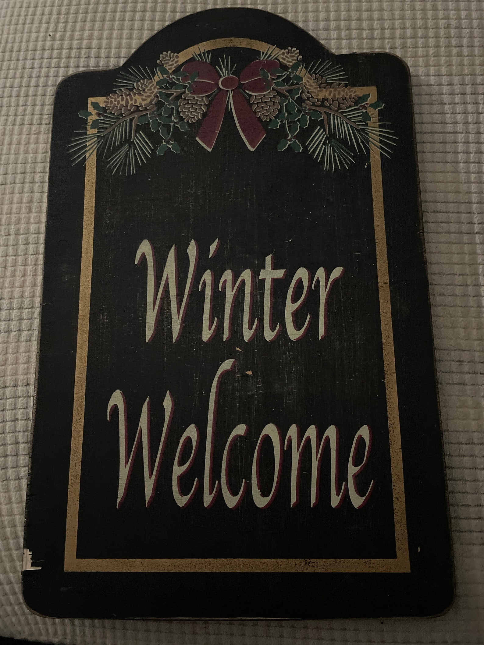 Winter Welcome Sign - Etsy