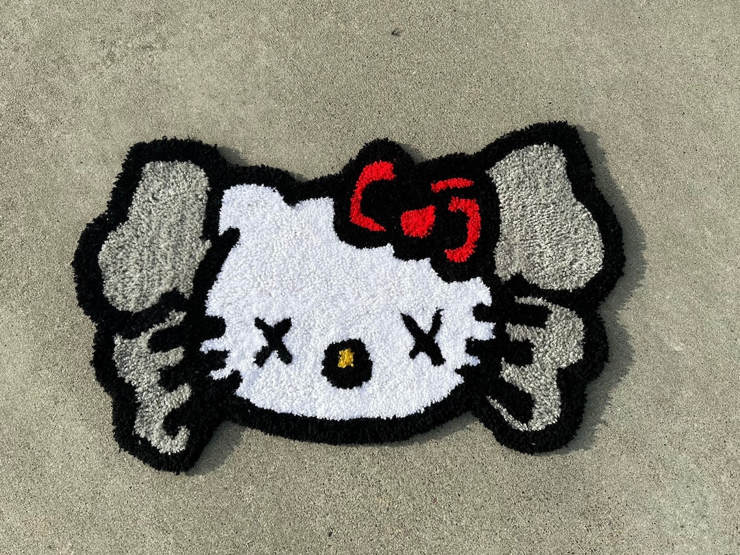 Hello Kitty X Kaws - Etsy