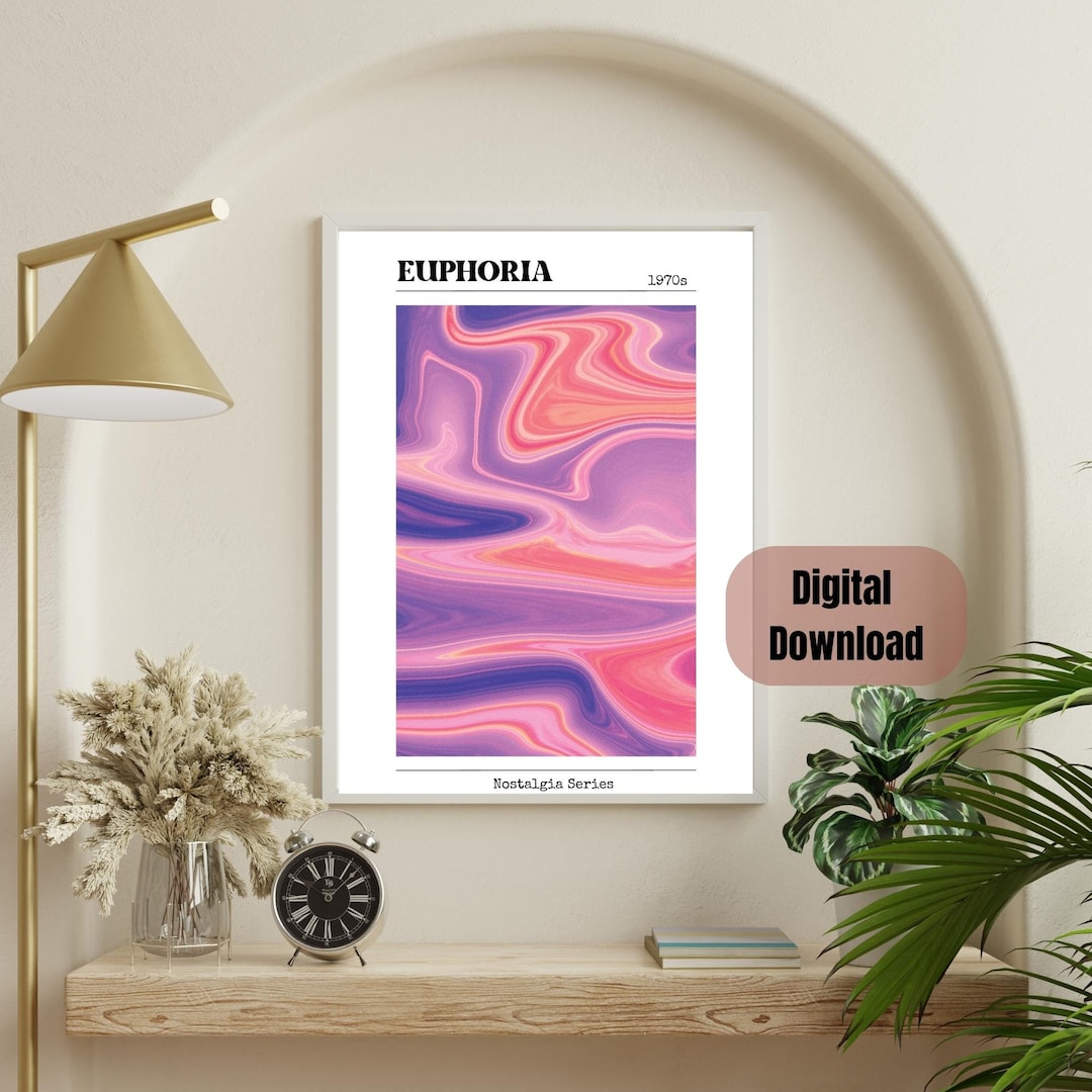 Euphoria Poster Trendy Poster Set Gradient Poster Energy Poster Poster ...