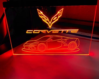 Corvette Neon Sign | Etsy