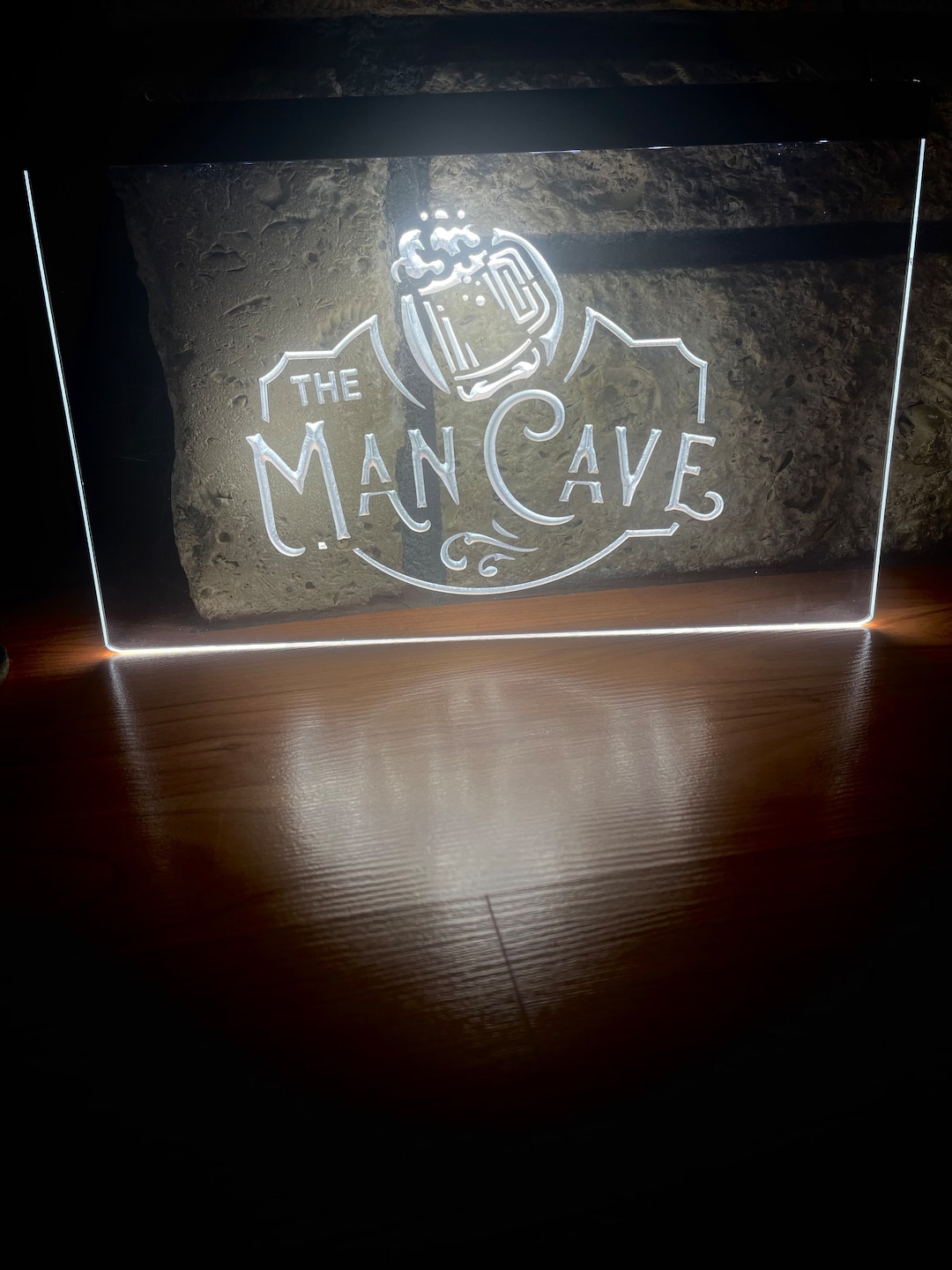 Man Cave LED Neon Sign Size 8x12 - Etsy