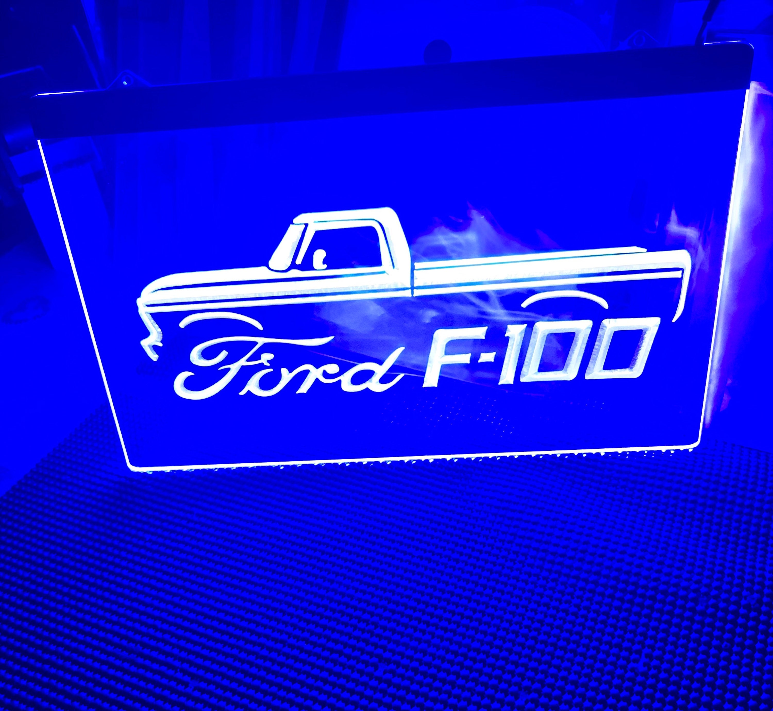 Ford F100 LED Neon Sign Size 8x12 - Etsy