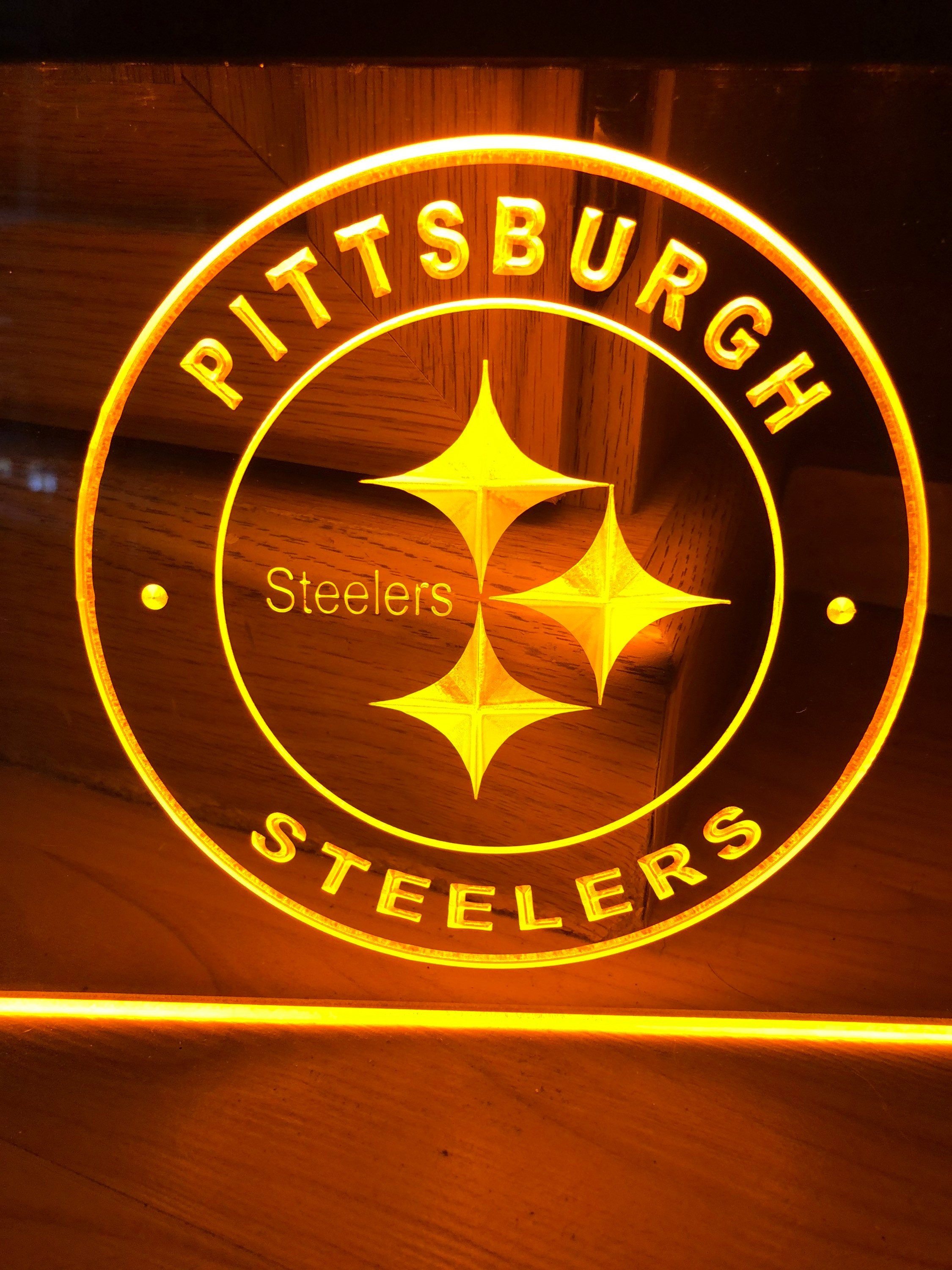 Pittsburgh Steelers LED Neon Sign Size 8x12 - Etsy