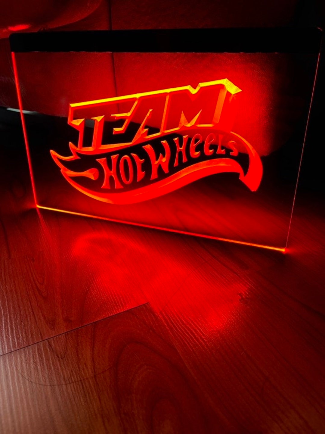 Team Hot Wheels LED Neon Sign Size 8x12 - Etsy
