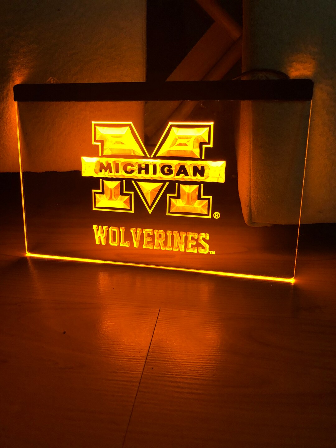 Michigan Wolverines LED Neon Sign Size 8x12 - Etsy