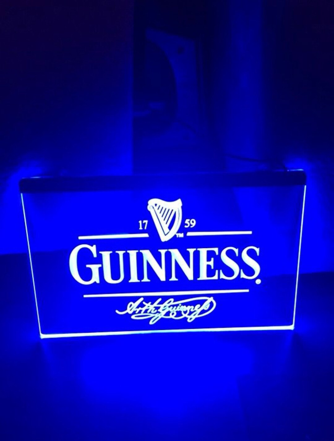 Guinness LED Neon Sign Size 8x12 - Etsy