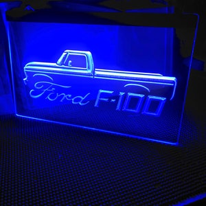 Ford F100 LED Neon Sign Size 8x12 - Etsy