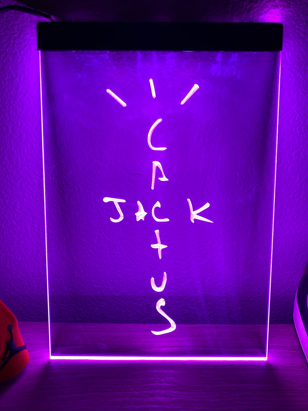 Cactus Jack LED Neon Sign Size 8x12 - Etsy